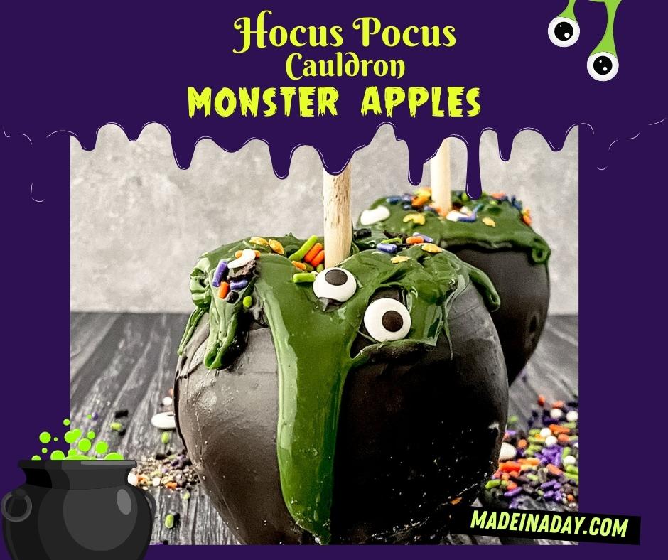 Hocus Pocus Cauldron Monster Apples