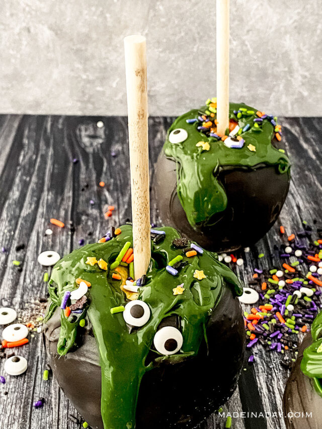 Hocus Pocus Cauldron Monster Apples