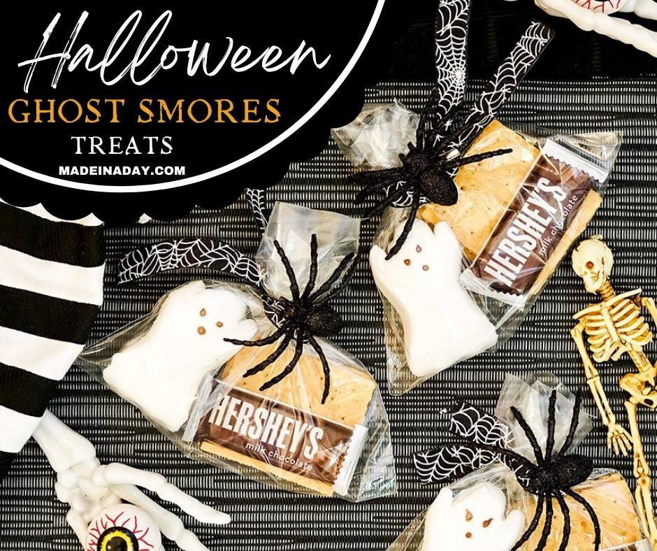 Halloween Smores Ghost Party Favors
