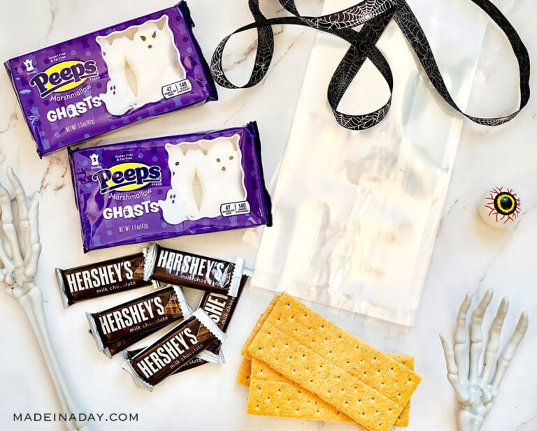 Halloween Smores Ghost Party Favors