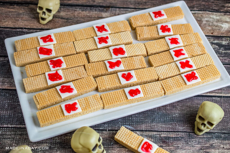 Bloody Band-Aid Halloween Bandages Cookies