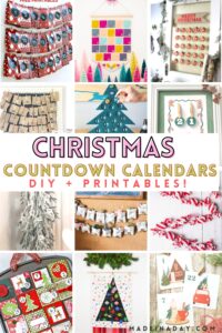 DIY Countdown To Christmas Calendar Ideas