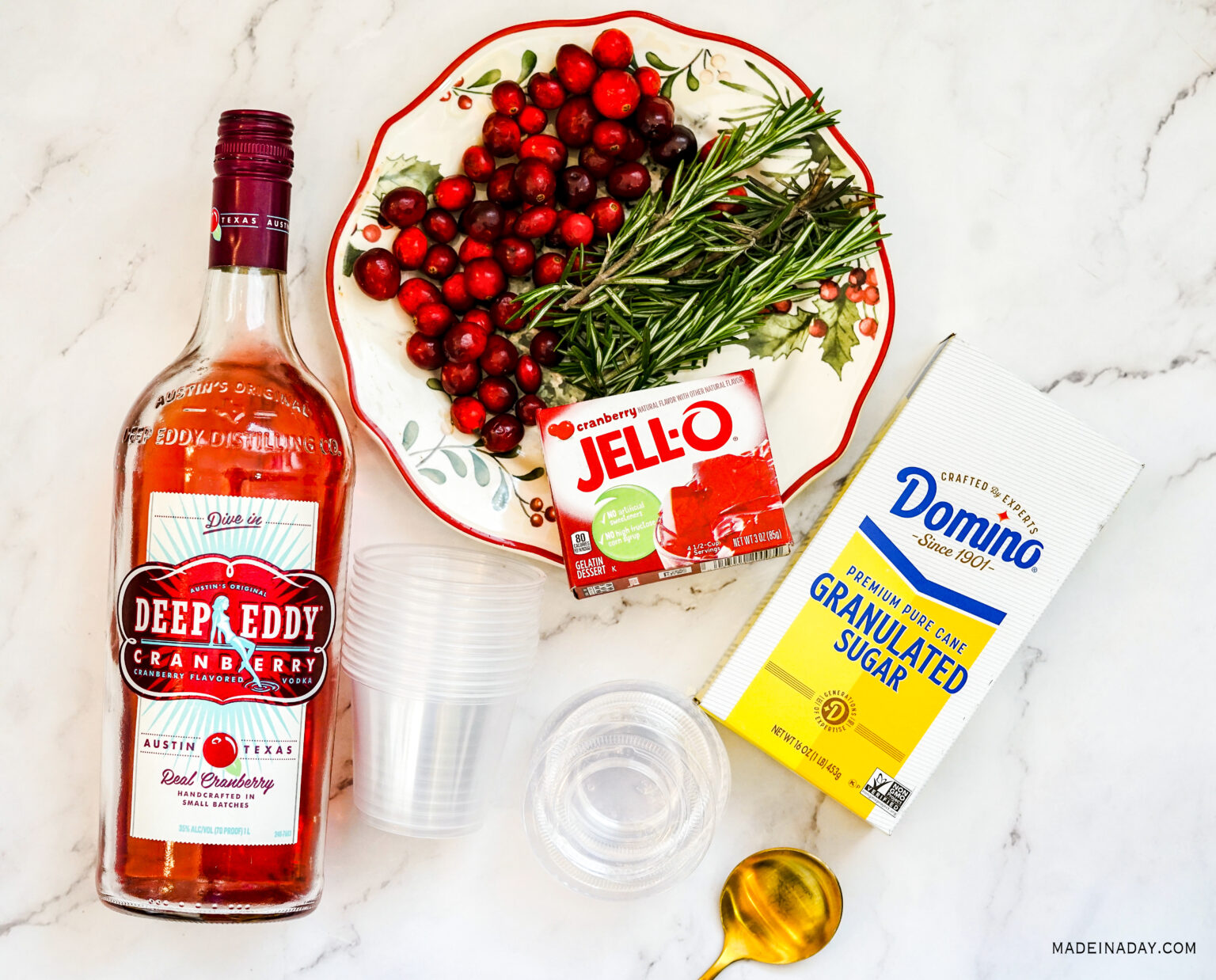 Holiday Cranberry Jello Shot Recipe