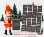 Christmas Elf Letter Board Sign Printables