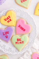 Valentine Treats With Conversation Hearts