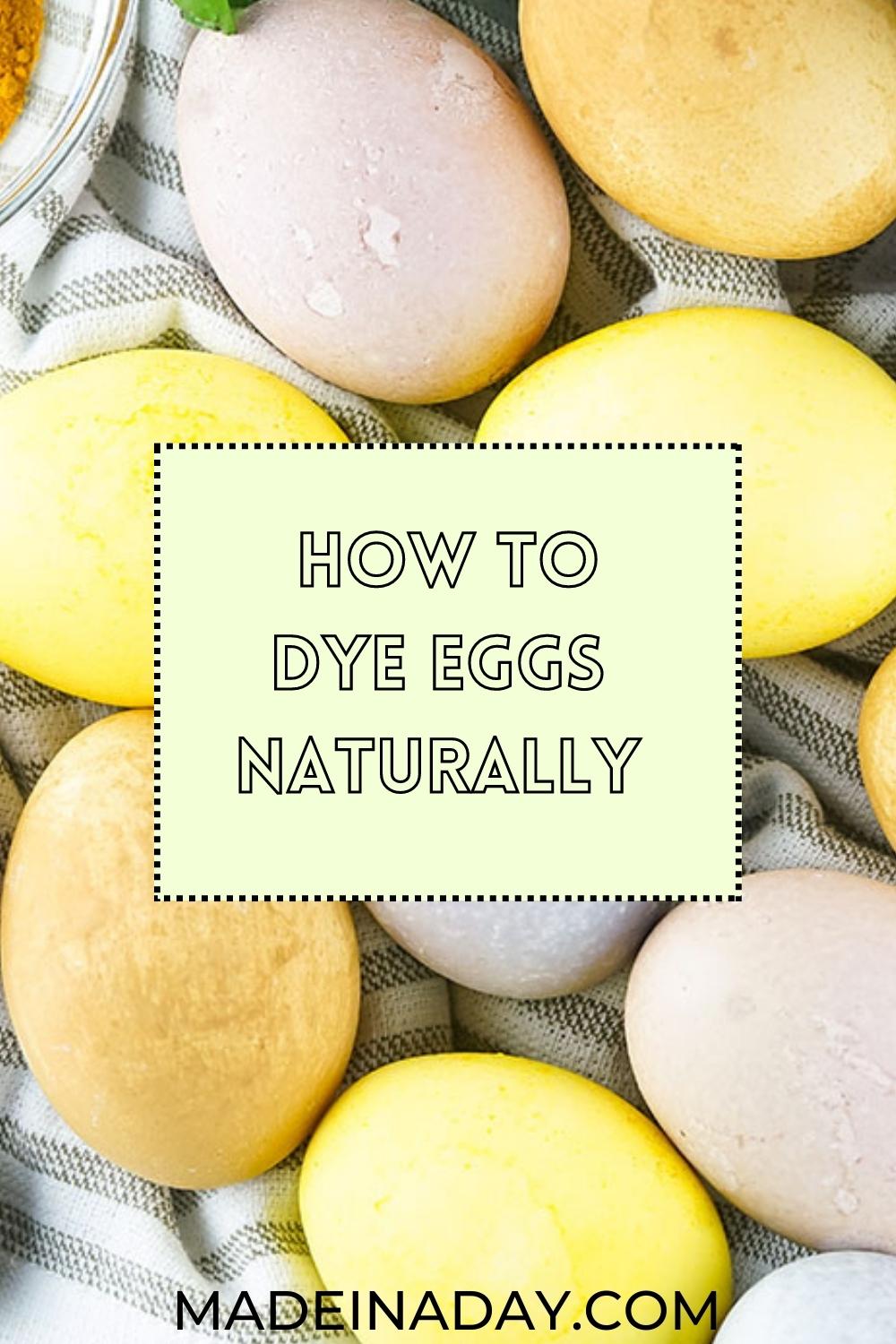 How To Dye Eggs Naturally With Turmeric