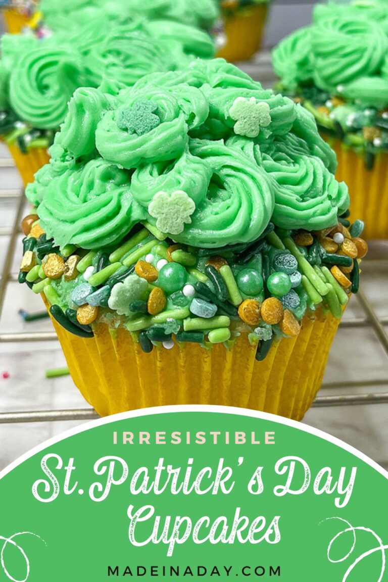 Lucky St Patricks Day Cupcakes