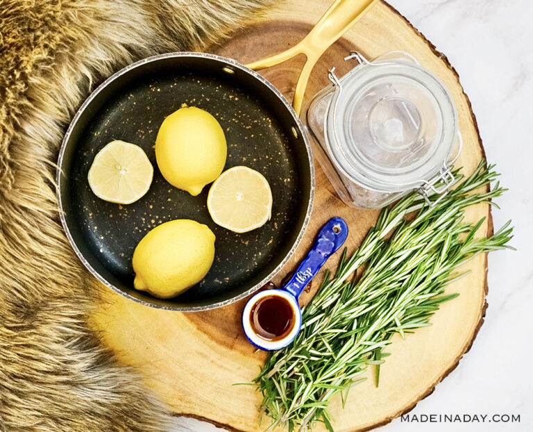 Lemon Rosemary Stovetop Potpourri