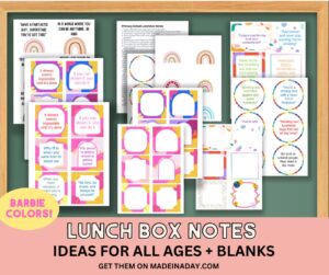 Cute Lunch Box Notes And Sayings