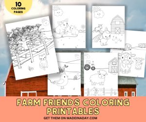 Farm Animals Coloring Pages
