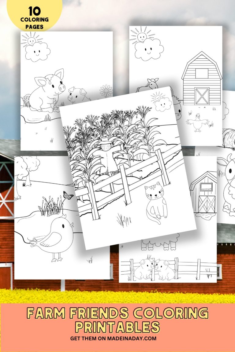 Farm Animals Coloring Pages