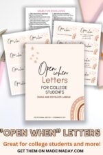 Open When Letters Printable Kit