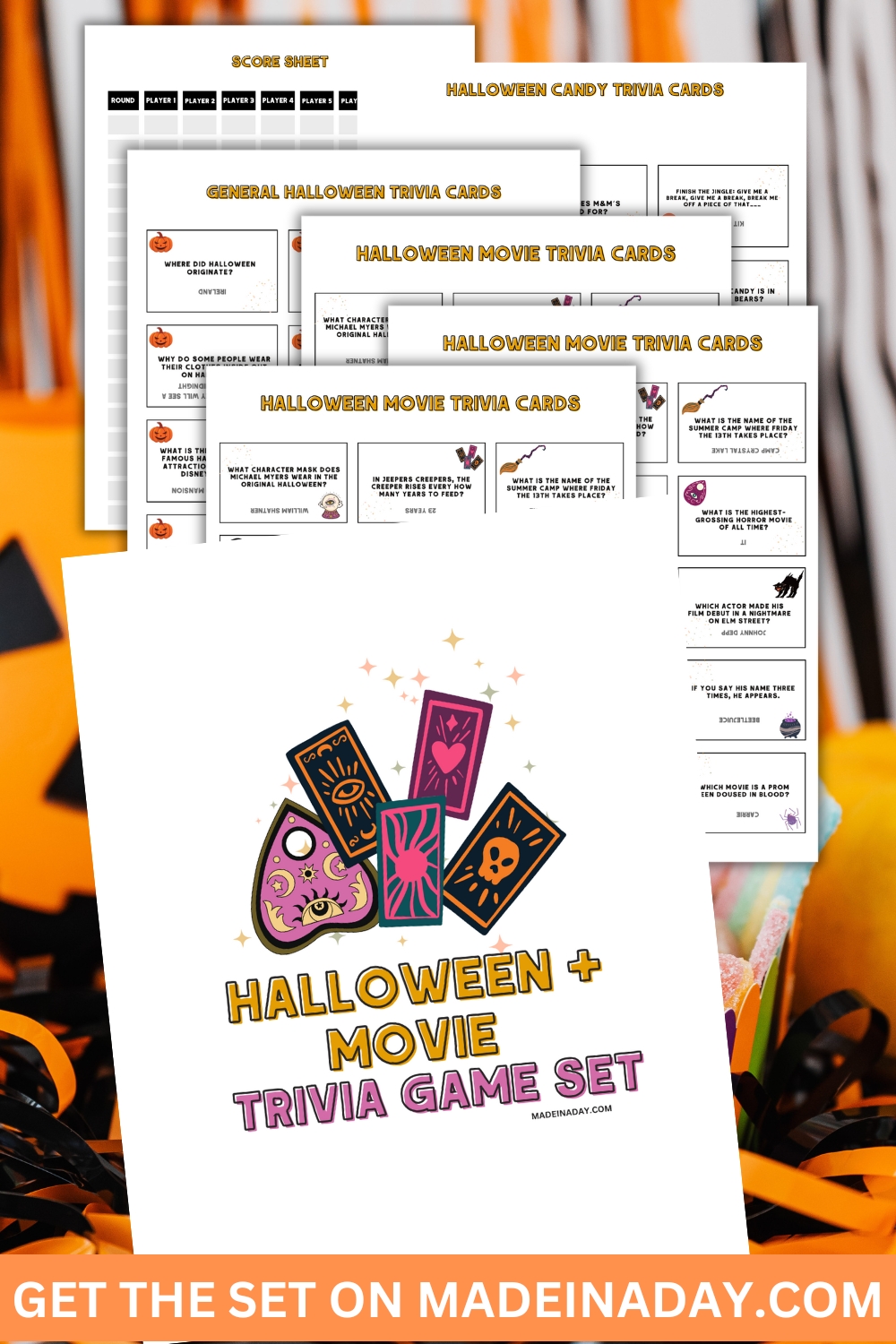 Halloween Movie Trivia Printable Game