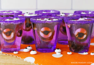 Monster Eyeball Halloween Jello Shots