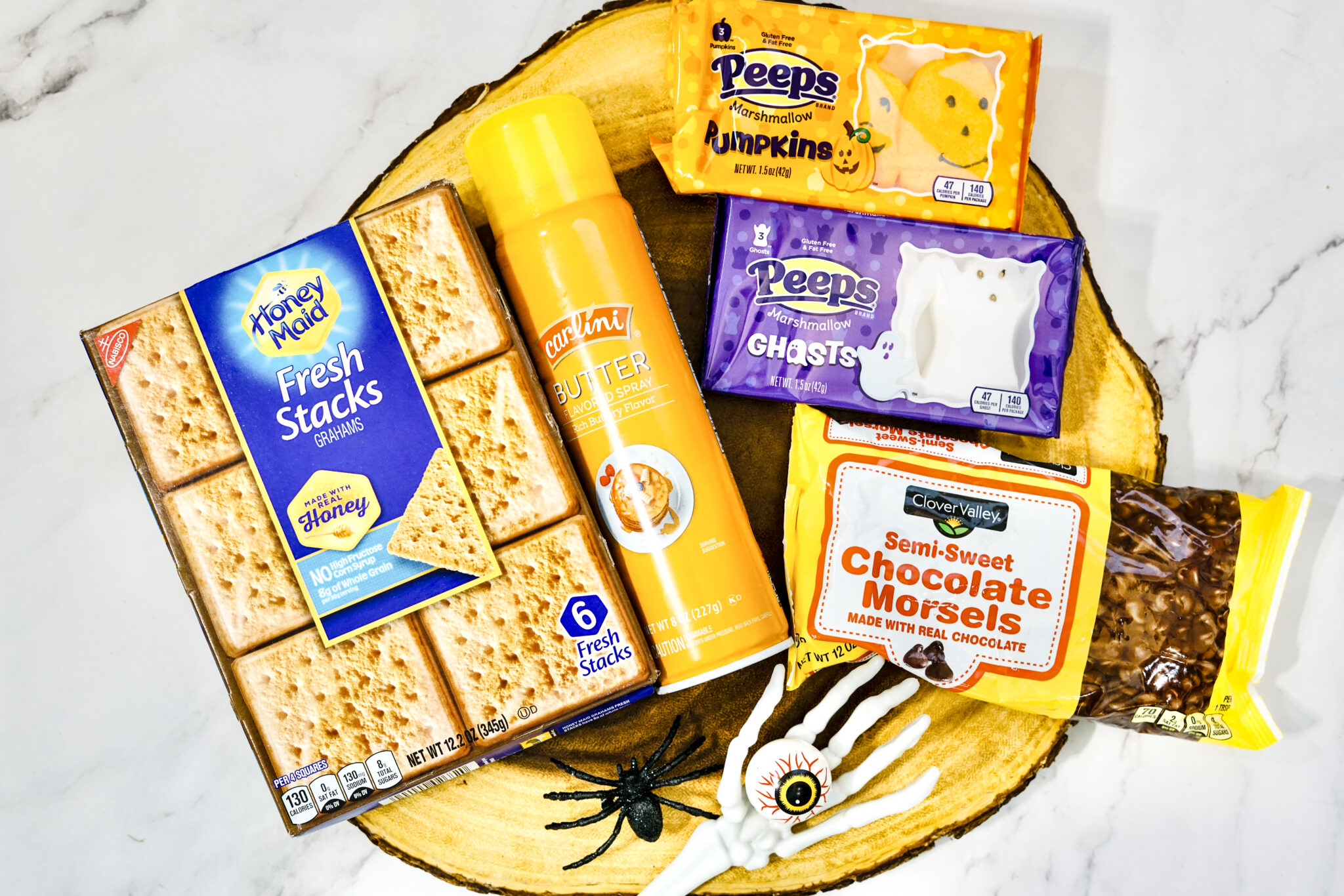 Ghost Halloween Peeps Smores Dip Recipe