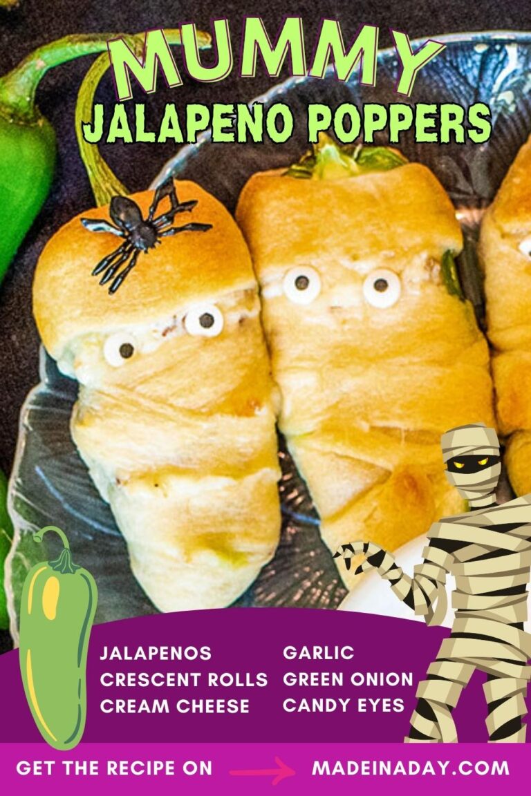 Spooky Mummy Jalapeno Poppers Recipe