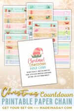 Printable Advent Paper Chain Countdown