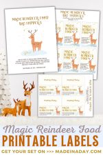 Magic Reindeer Food Poem And Tags