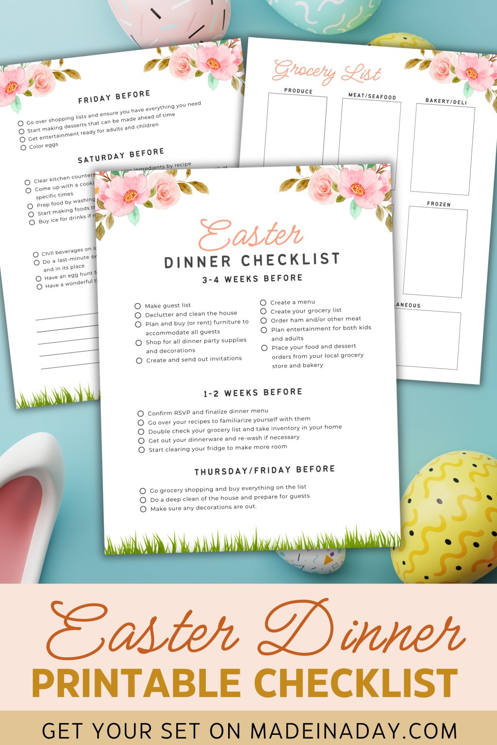 Printable Easter Planner Checklist