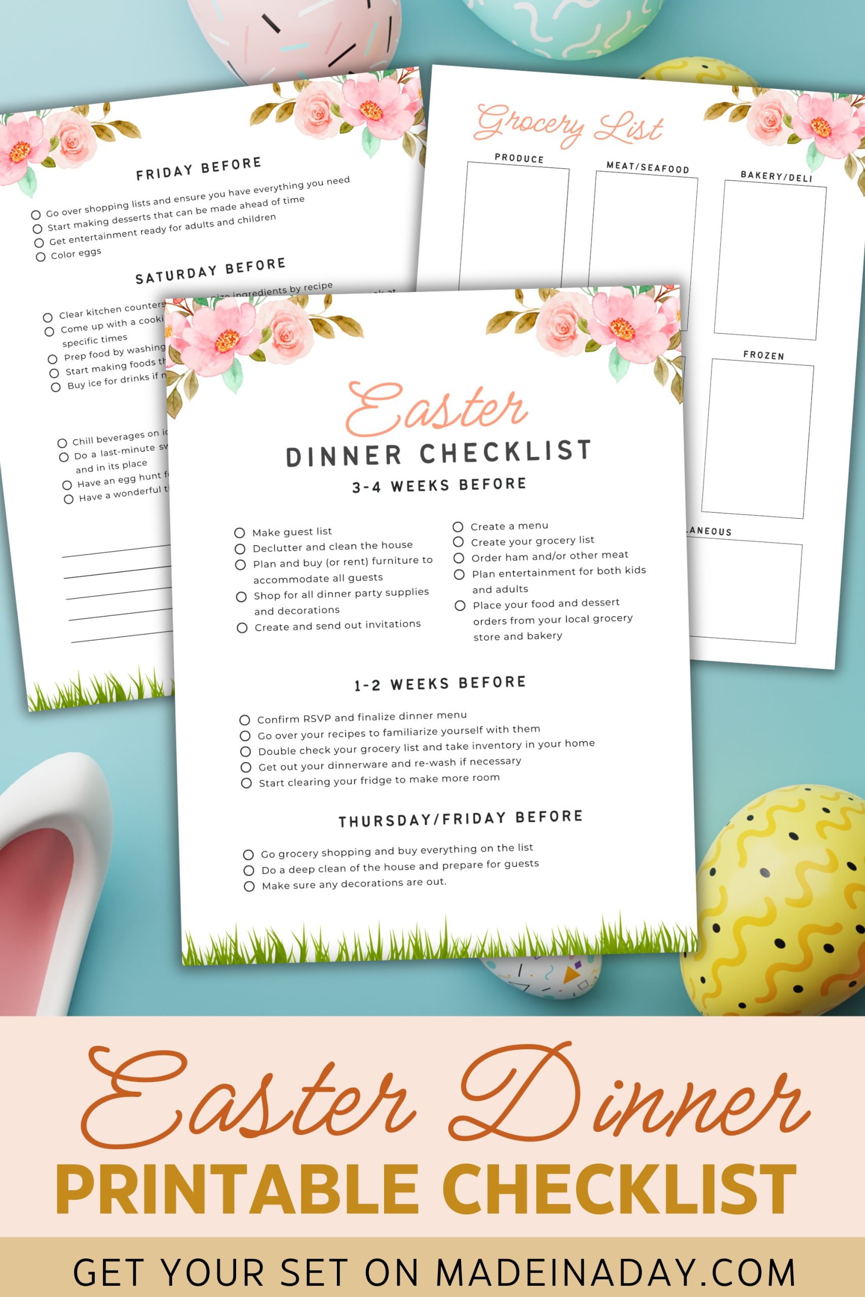 Printable Easter Planner Checklist