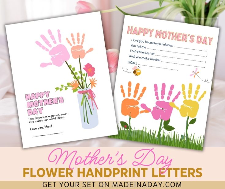 Rocket Handprint Art For Mothers Day | Made In A Day