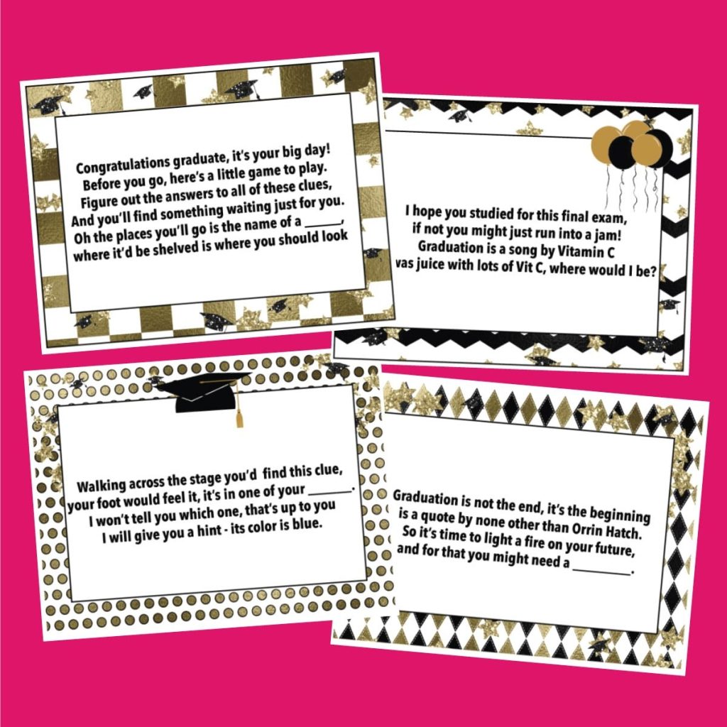 Free Graduation Printables + Crafts For Parties