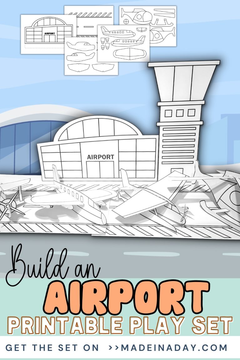 Build An Airport Paper Plane Set