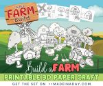Printable Play Farm Paper Craft Set