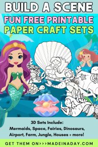 Free 3D Paper Craft Printable Sets