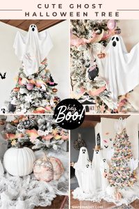 Spooky Cute Ghost Halloween Tree