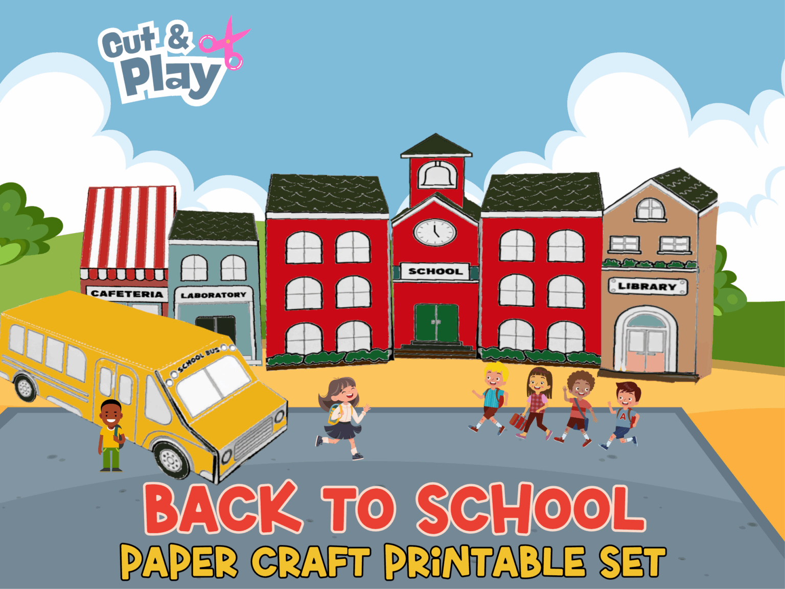 Free 3D Paper Craft Printable Sets